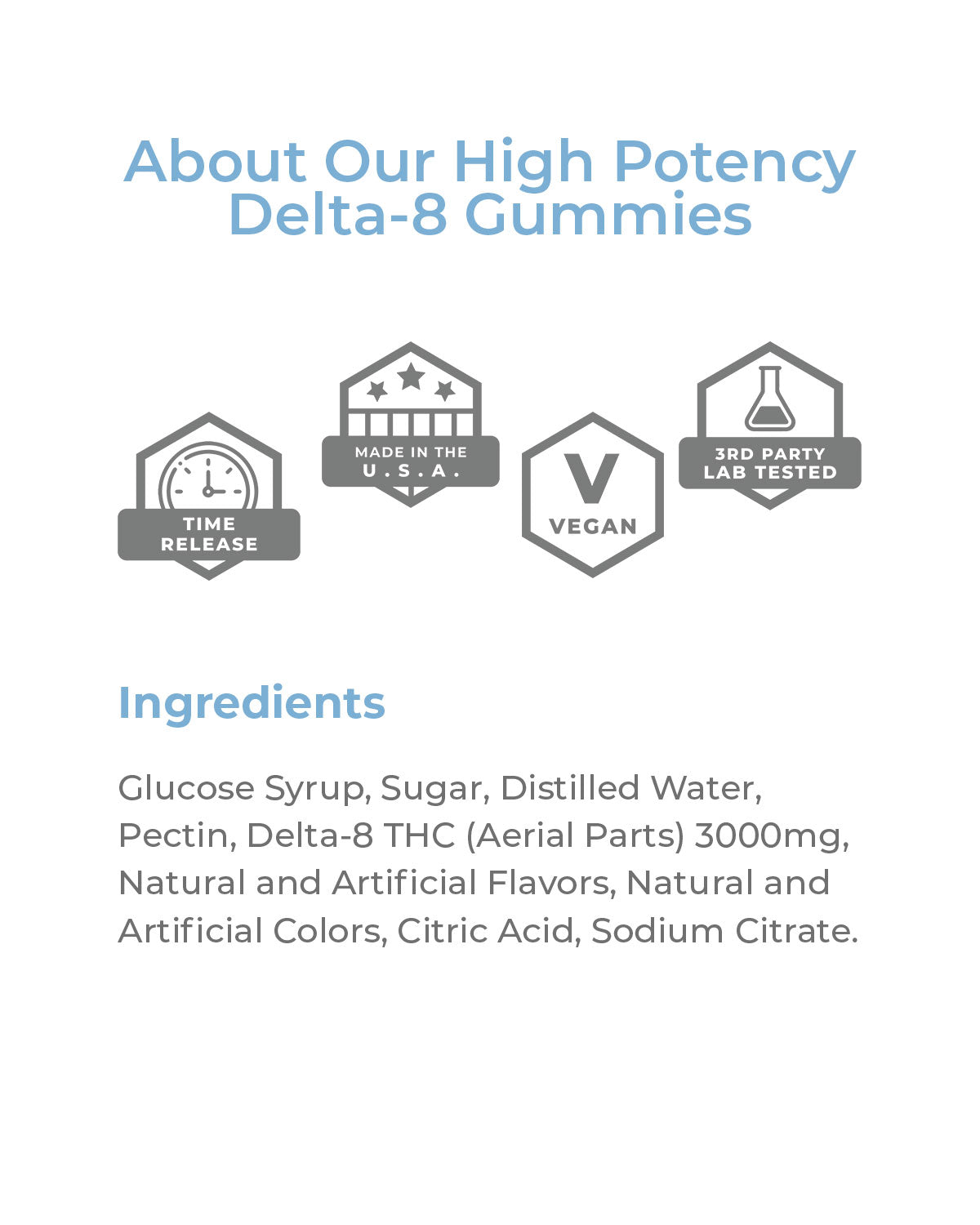 Buy Birthday Cake THCA + THCP + Delta 9 Gummies Online